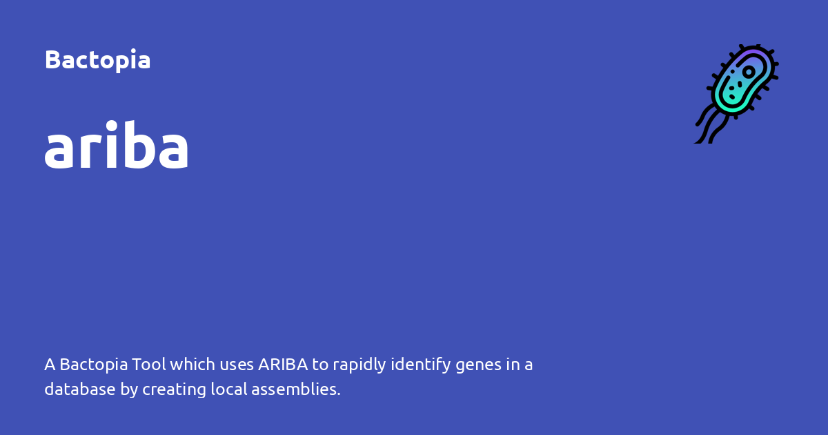 ariba - Bactopia
