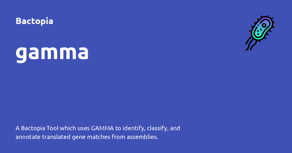 gamma - Bactopia
