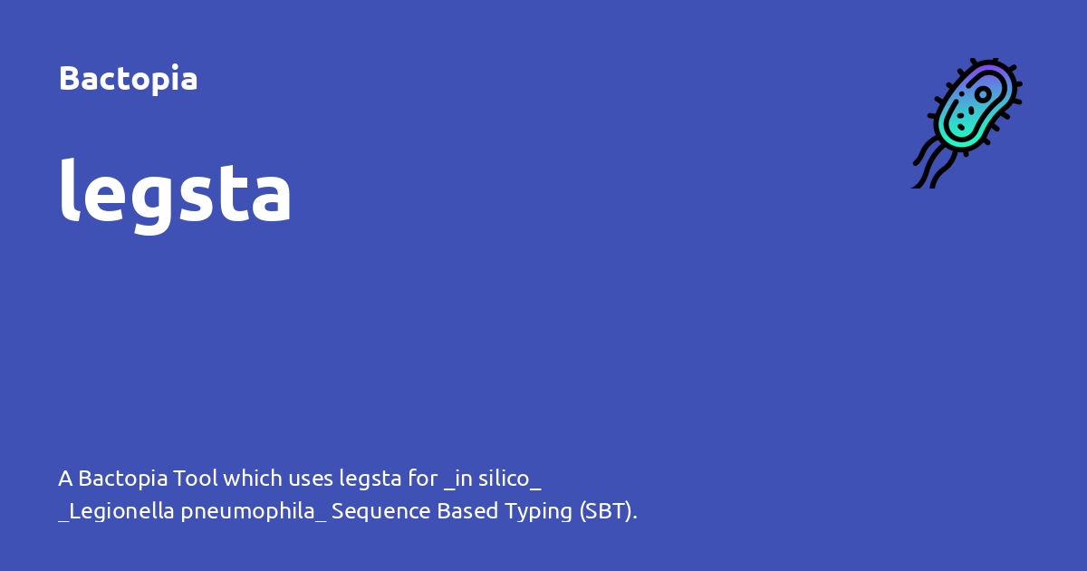 legsta - Bactopia