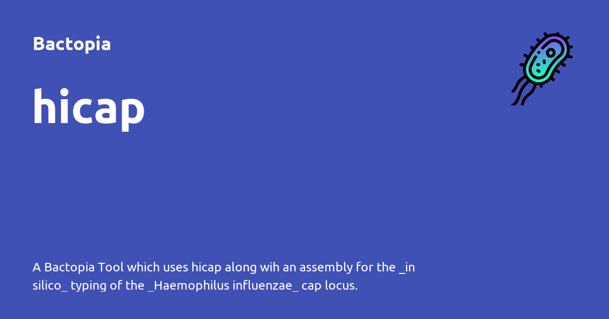hicap - Bactopia