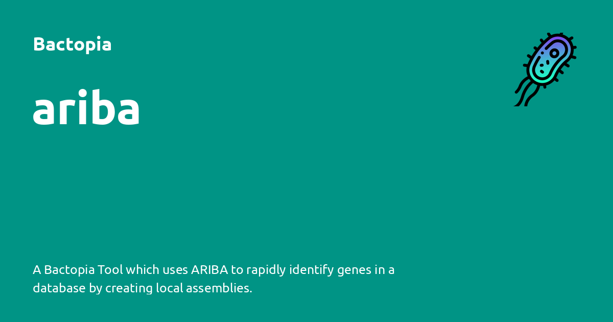 ariba - Bactopia