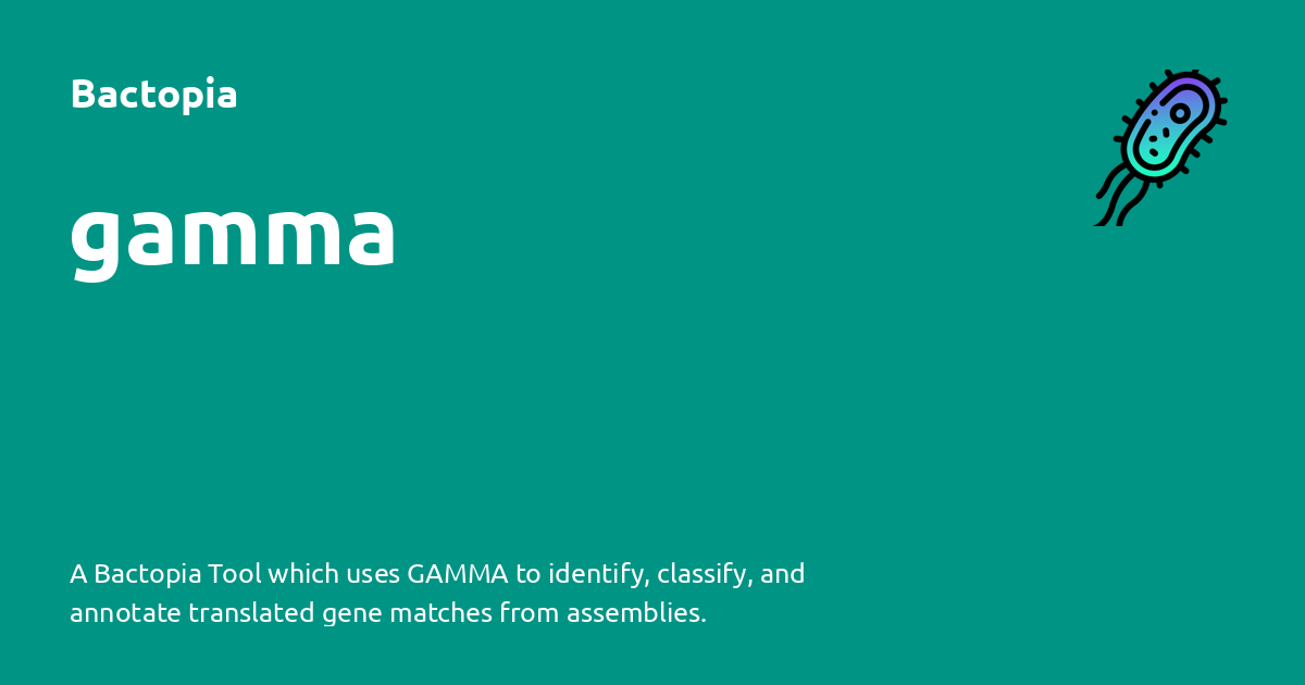 gamma - Bactopia