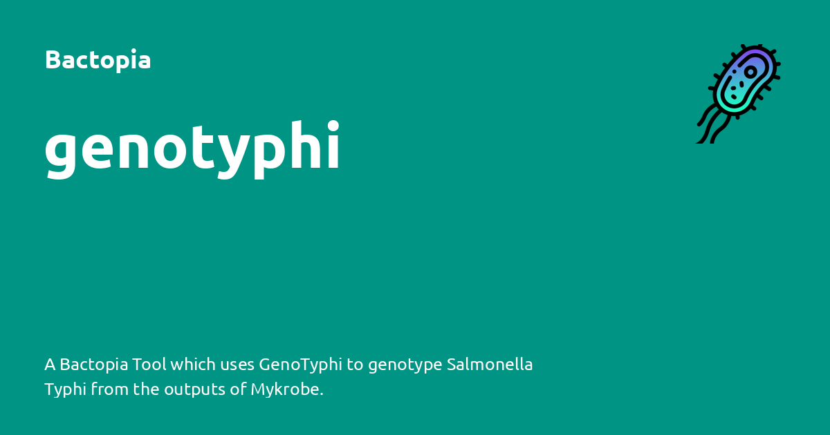 genotyphi - Bactopia