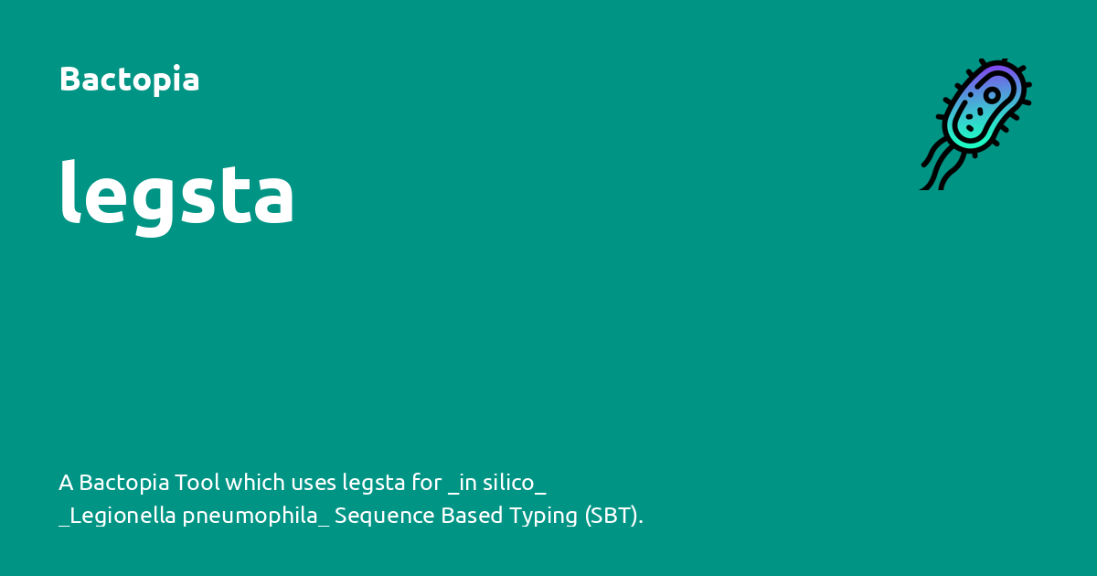 legsta - Bactopia