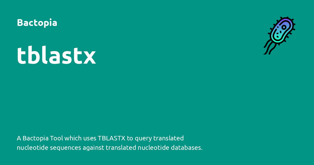 tblastx - Bactopia