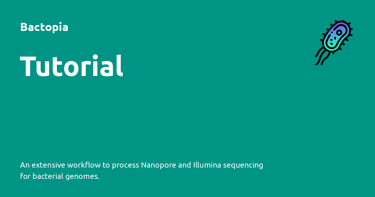 Tutorial - Bactopia