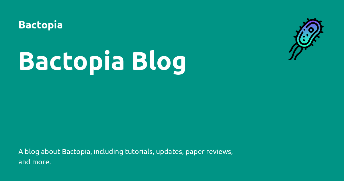 Bactopia Blog - Bactopia